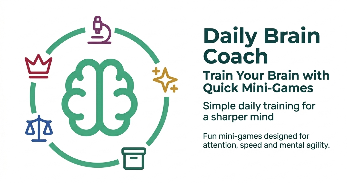 Daily Brain Coach | Free Brain Training